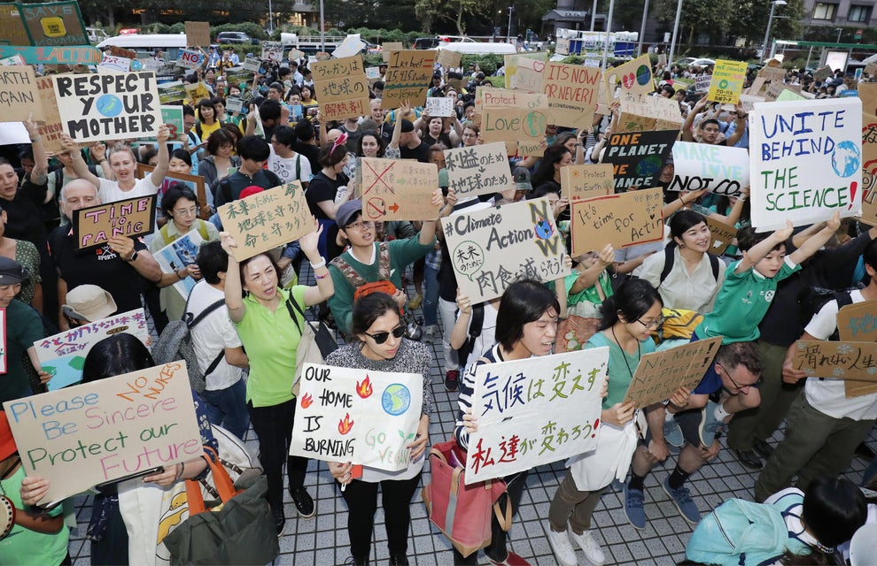 Climate Strike: Protesters March Around The World Demanding Climate ...