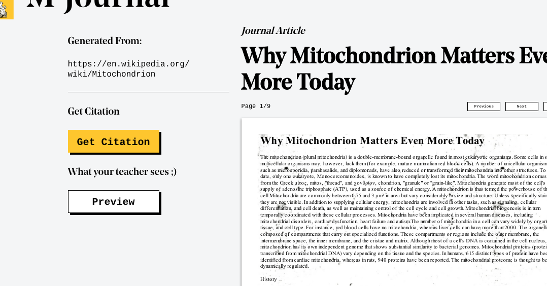 Website M-Journal Will Turn Wikipedia Articles In "Real" Academic Papers