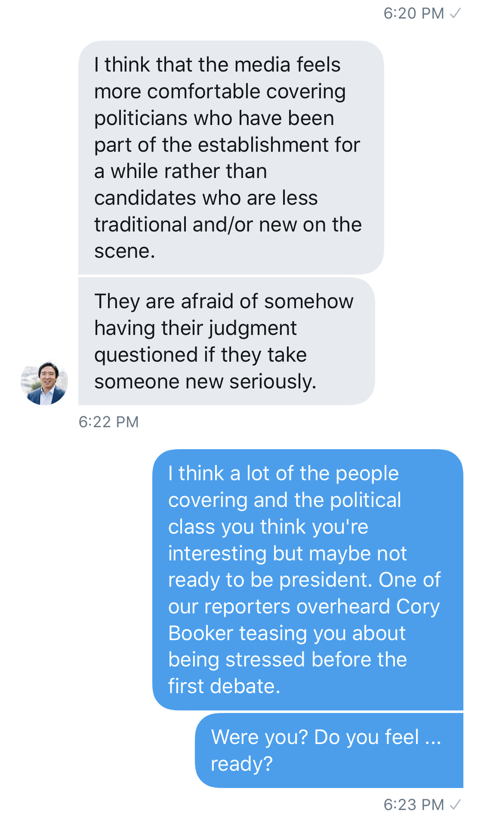 DMs With Andrew Yang: Plans, Memes, And Doomers