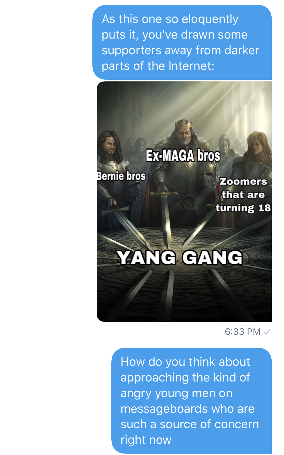 DMs With Andrew Yang: Plans, Memes, And Doomers