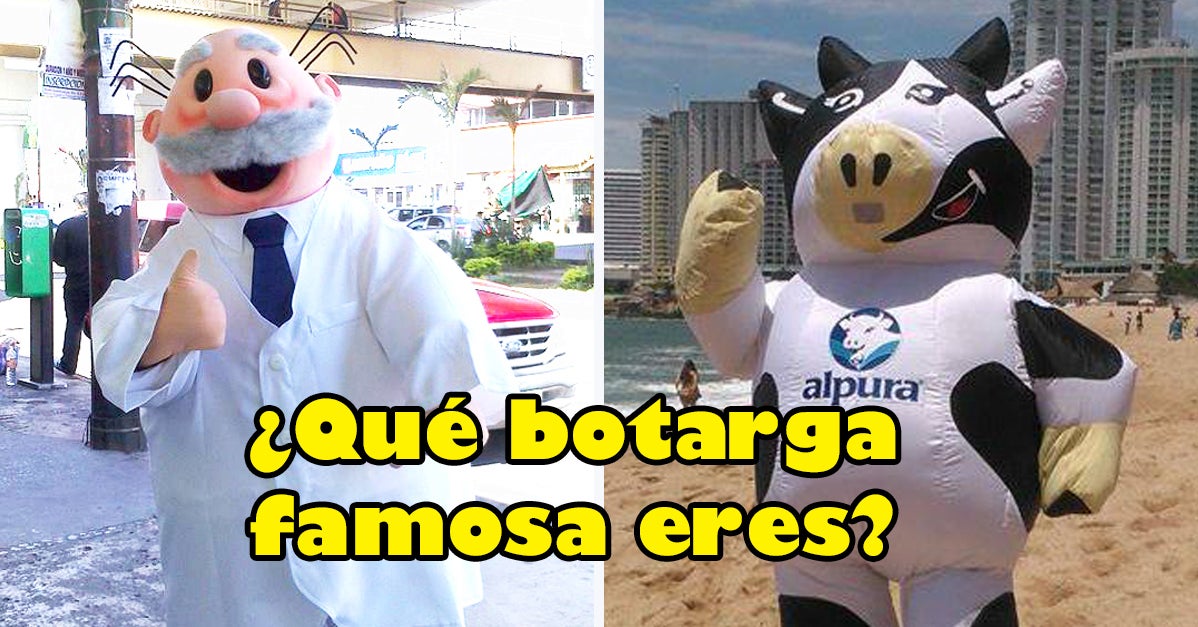 Este quiz te dirá qué botarga famosa eres