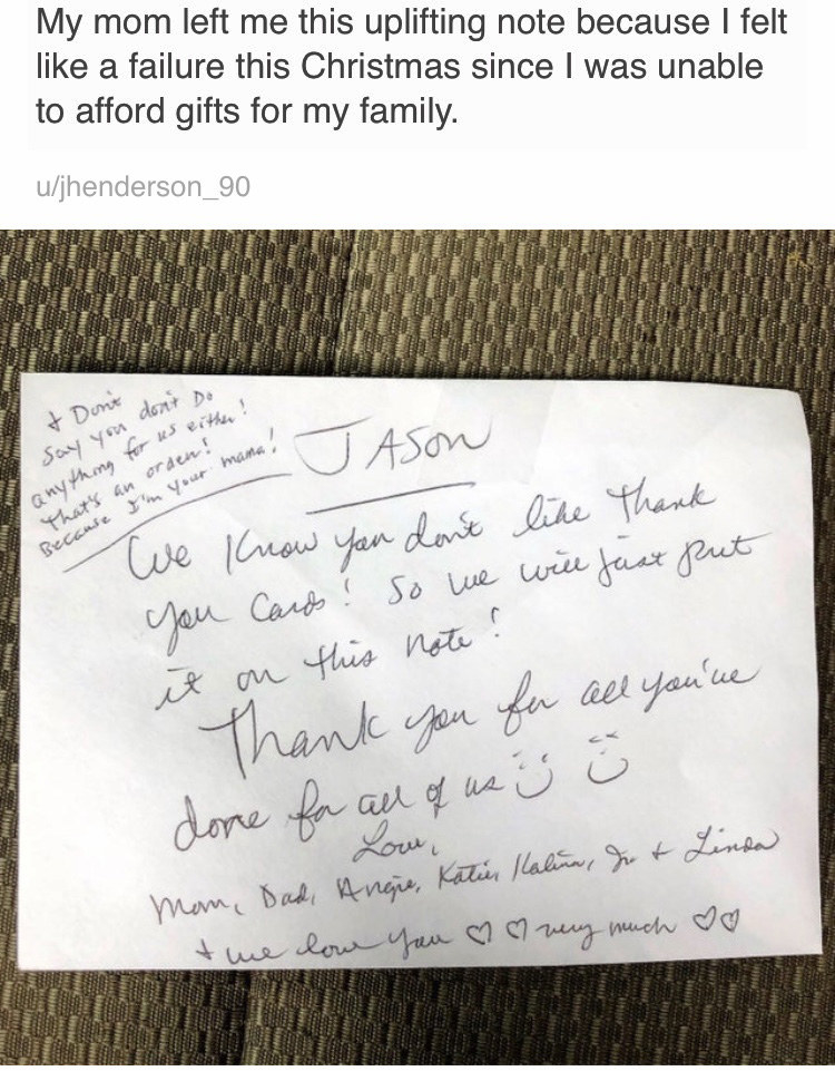 Heartwarming Notes For Anyone Who Wants To Shed A Tear