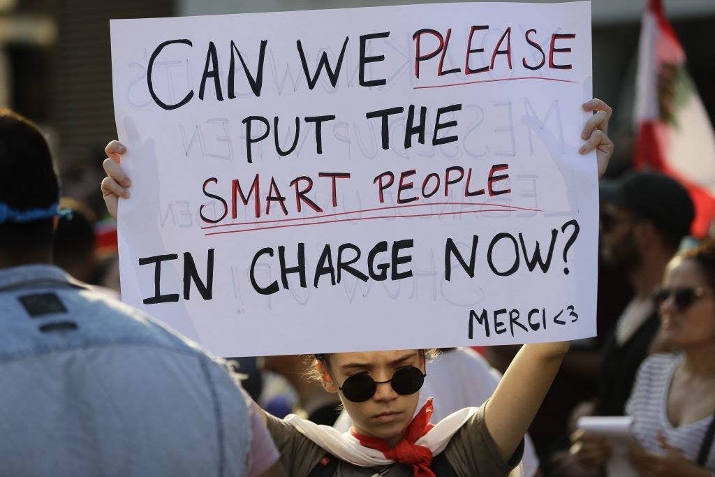 The Best Signs From The Protests In Lebanon