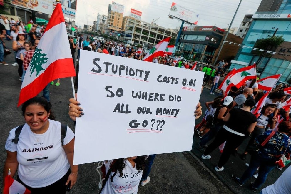 The Best Signs From The Protests In Lebanon