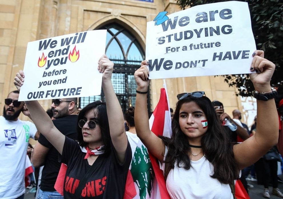 The Best Signs From The Protests In Lebanon