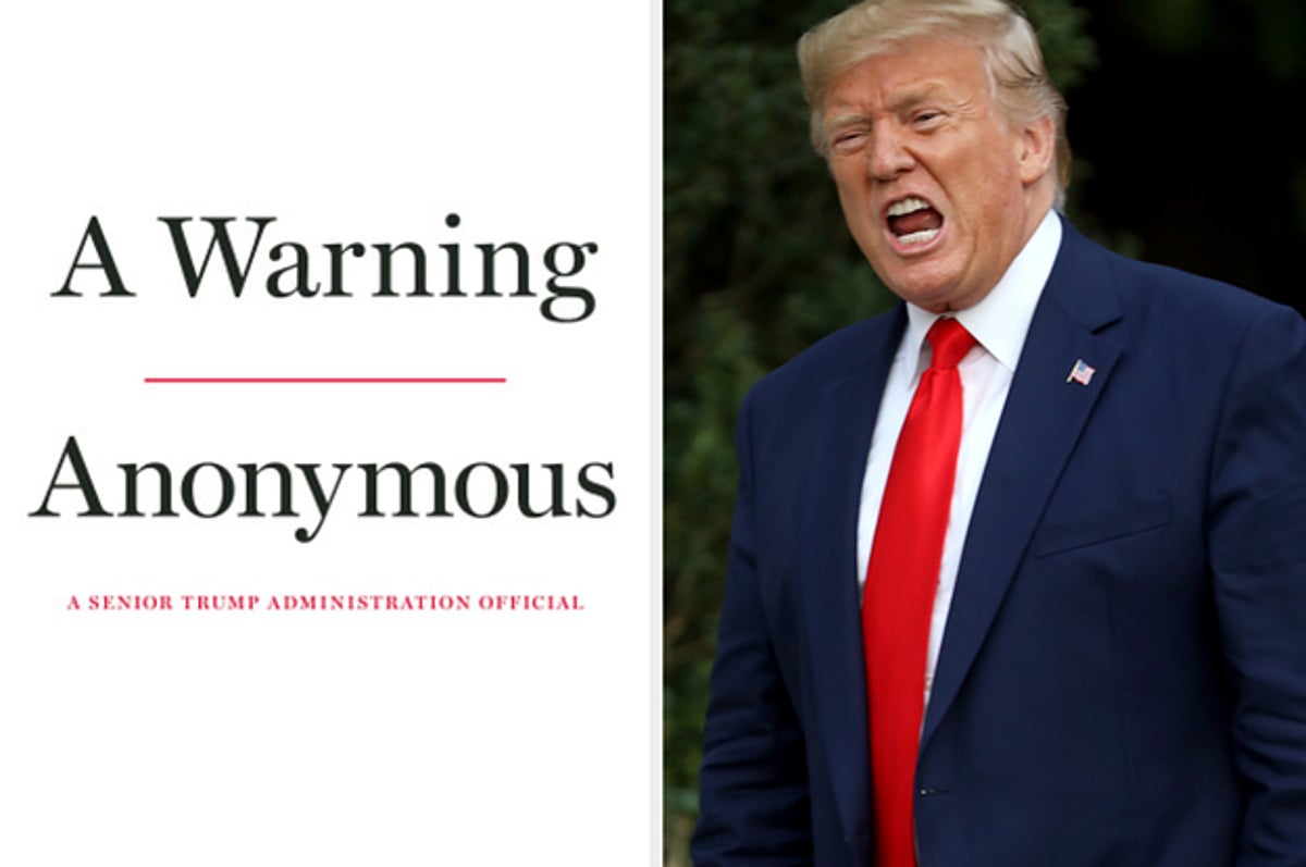 Anonymous Trump Official To Publish Scathing Book