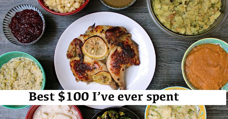 Here's How I Cooked A Complete Thanksgiving Dinner On An $100 Budget