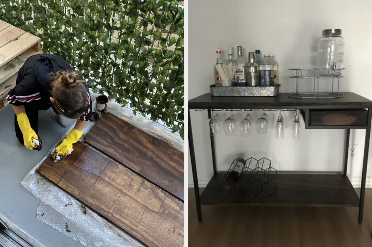 diy bar table ikea