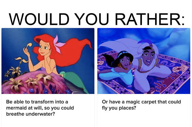 Play Disney "Would You Rather" To Find Out If You're A Dreamer Or A Realist