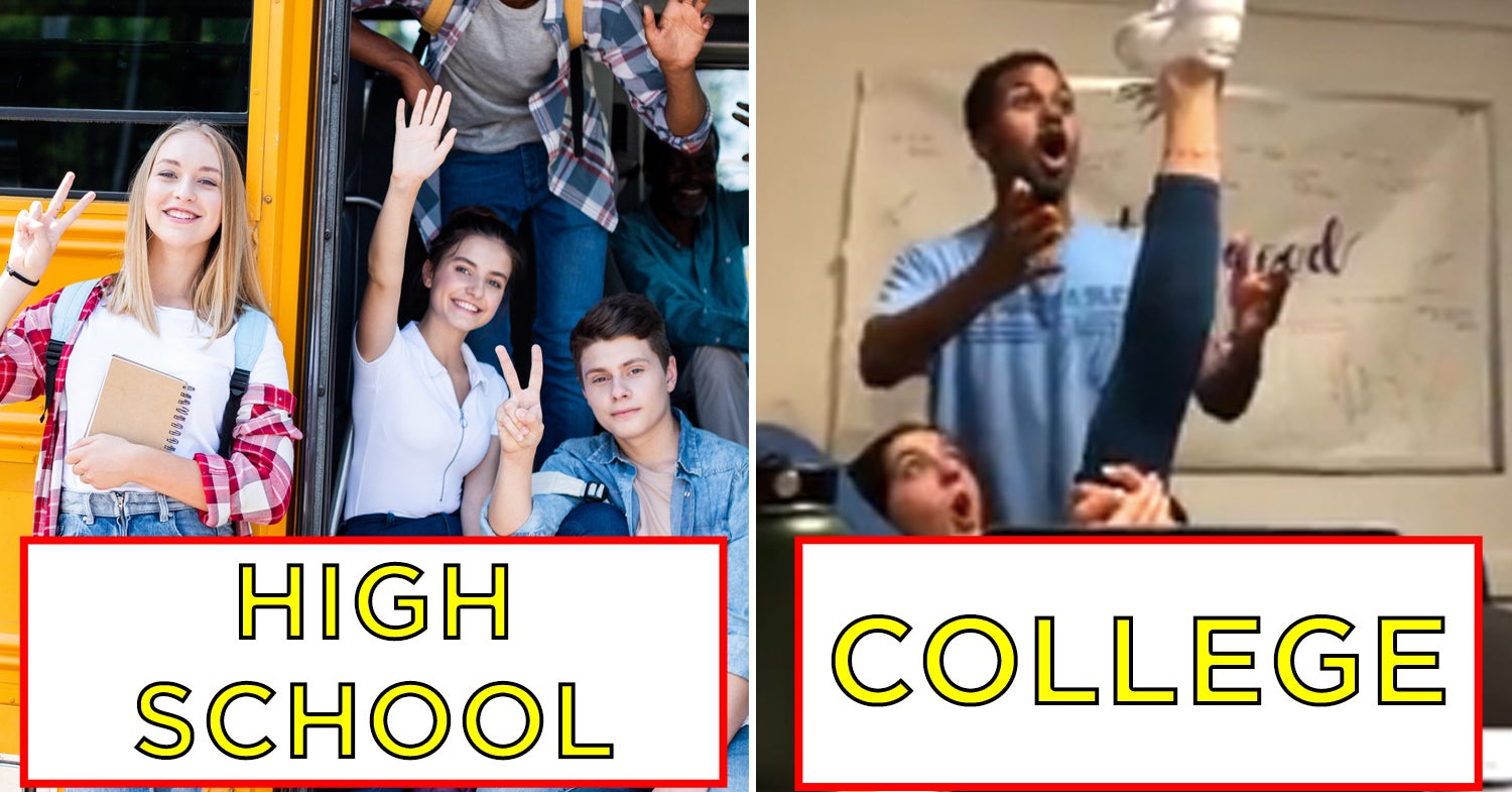 15 Tweets That Prove High School And College Couldn't Be More Different