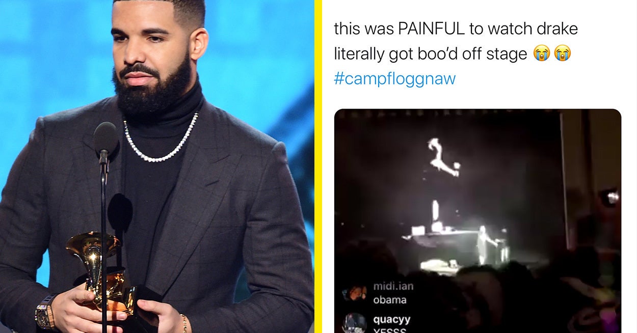 Drake Responds To Getting Booed Off Stage At Camp Flog Gnaw Music Festival
