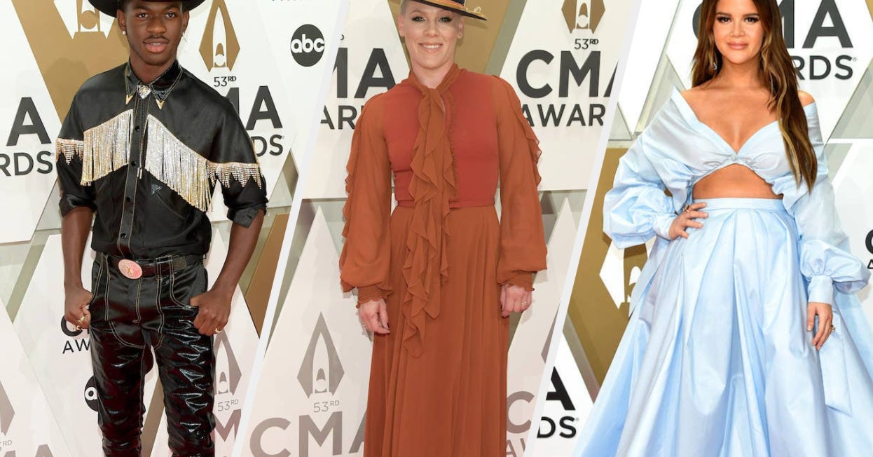 CMAs 2019: The Best Red Carpet Looks, From Nicole Kidman, Lil Nas X ...
