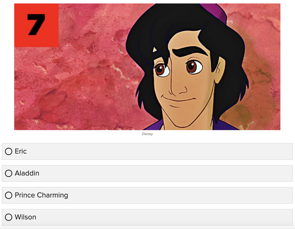25 Disney Quizzes