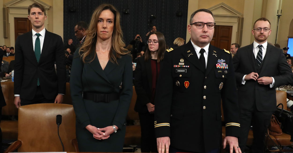 Impeachment Hearing Testimony Lt Col Alexander Vindman Jennifer