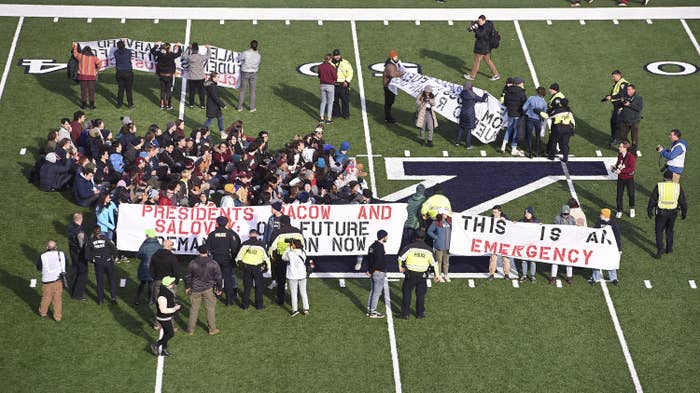 Climate Change Protest Delays Harvard-Yale Football Game
