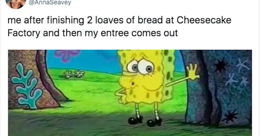 24 Cheesecake Factory Tweets That Are Almost As Good As The Brown Bread