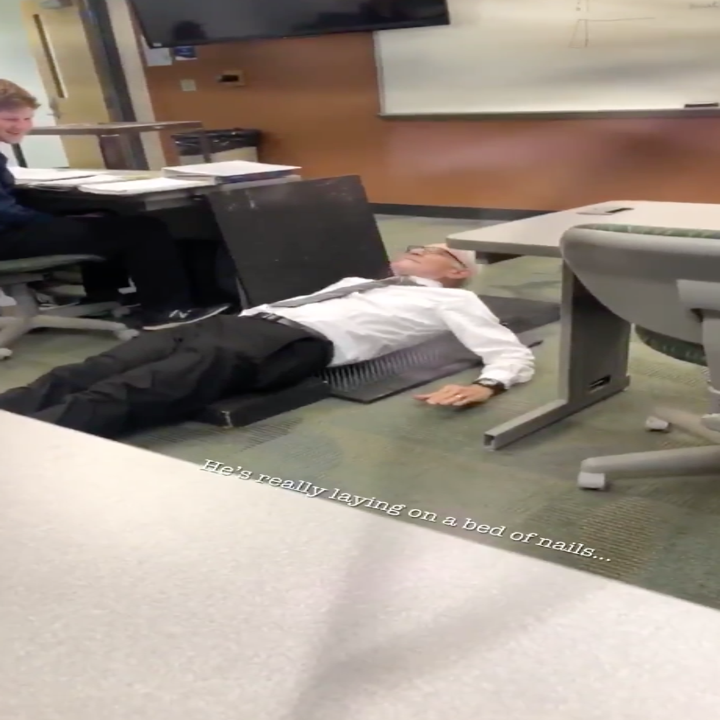 This Physics Professor Has Gone Viral For His Classroom Science Stunts