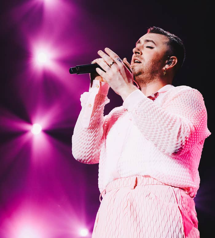 Sam Smith Posted A Shirtless Selfie Talking About Their Struggle With ...