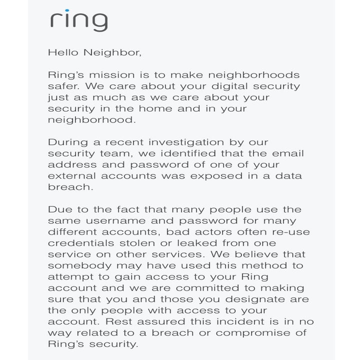 A Data Leak Exposed The Personal Information Of Over 3,000 Ring Users