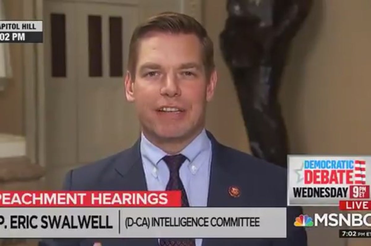 Eric Swalwell Says He Didn't Fart On MSNBC
