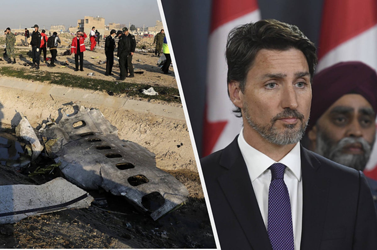 Justin Trudeau Said The Ukrainian Plane That Crashed In Iran Was Shot ...
