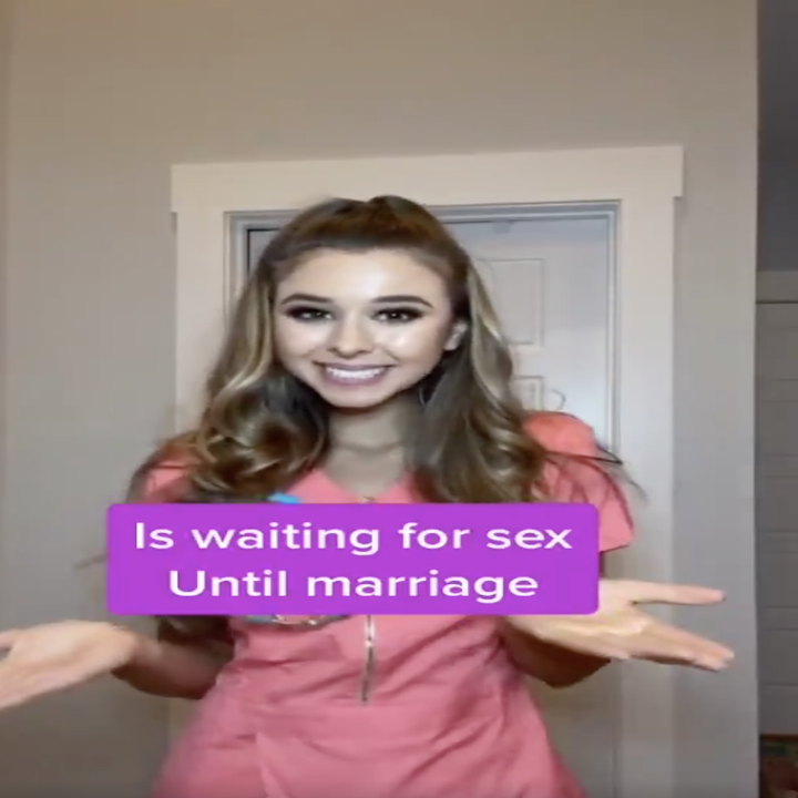 Famous Tiktok User Nurse Holly Is Facing Backlash For Promoting Abstinence To Prevent Stds