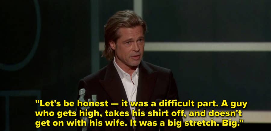 brad pitt funny speeches