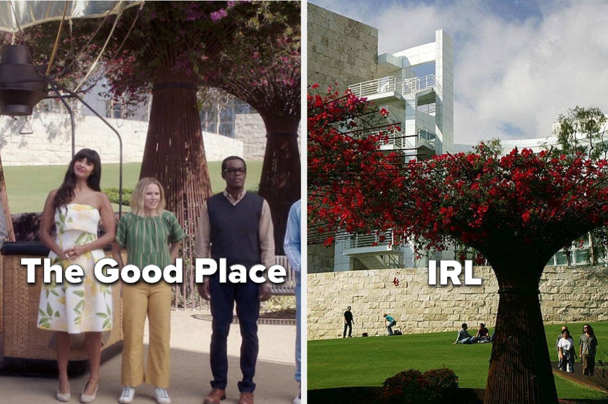 The Real "Good Place" Was Actually Shot At The Getty Center In Los Angeles