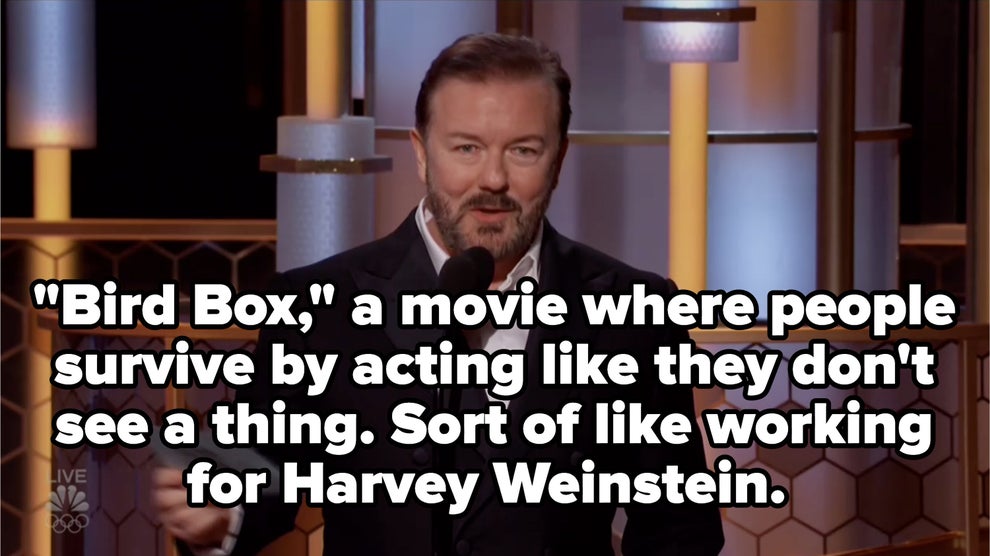 All Of Ricky Gervais' Best Jokes Of The 2020 Golden Globes