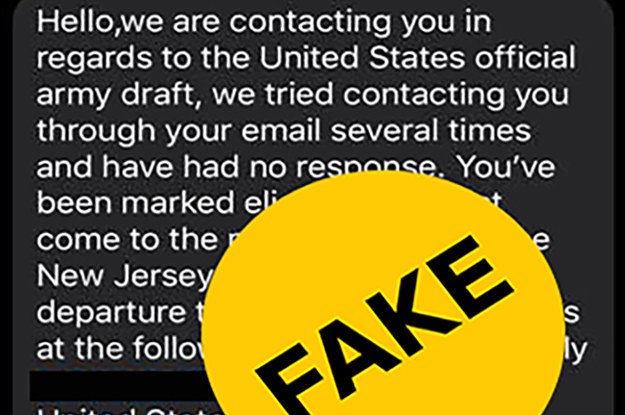 US Army Issues "Fact Check" Against Fake Draft Texts