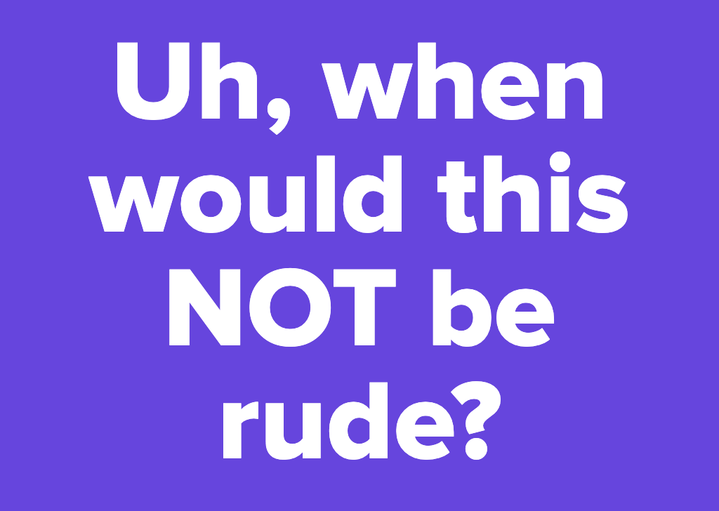 Are These Things Rude To Do On A Date?