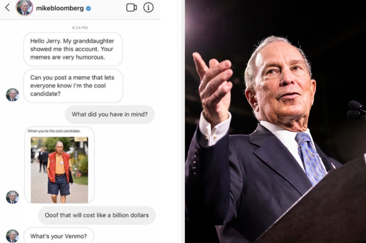 Mike Bloomberg Paid Instagram Meme Accounts FuckJerry, Tank Sinatra ...