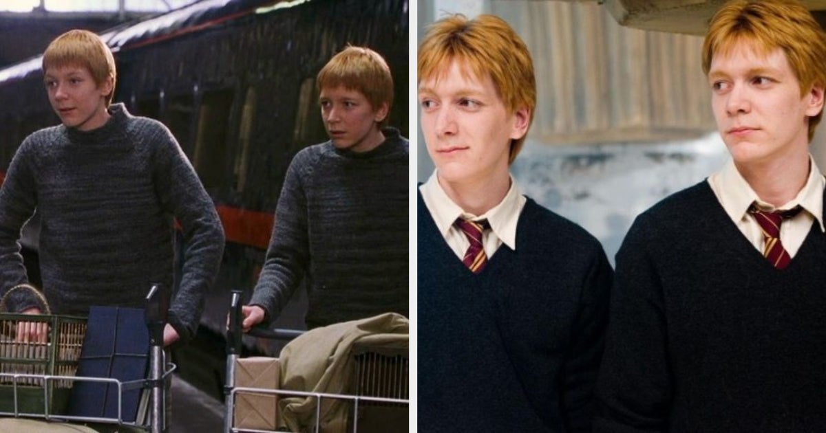 george weasley and fred weasley how to tell them apart