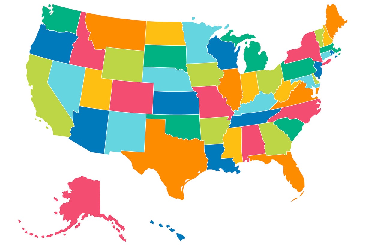 Super Tuesday: Find The 14 States Voting On A Map
