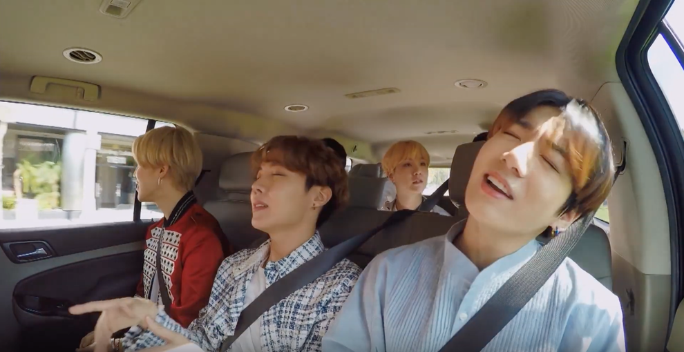 BTS Finally Did "Carpool Karaoke" With James Corden And Their Rapping ...