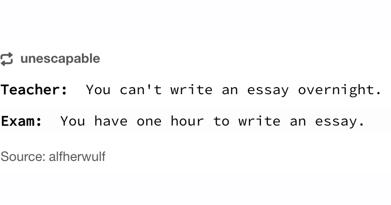 16 Funny Tumblr Posts About High School