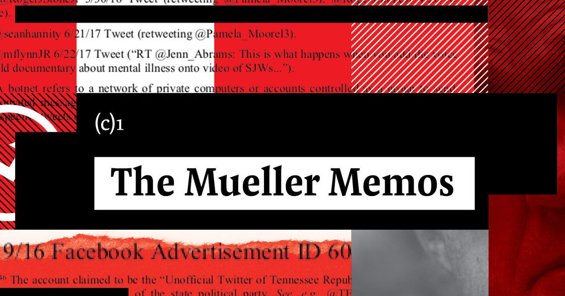 Robert Mueller Investigation Secret Memos
