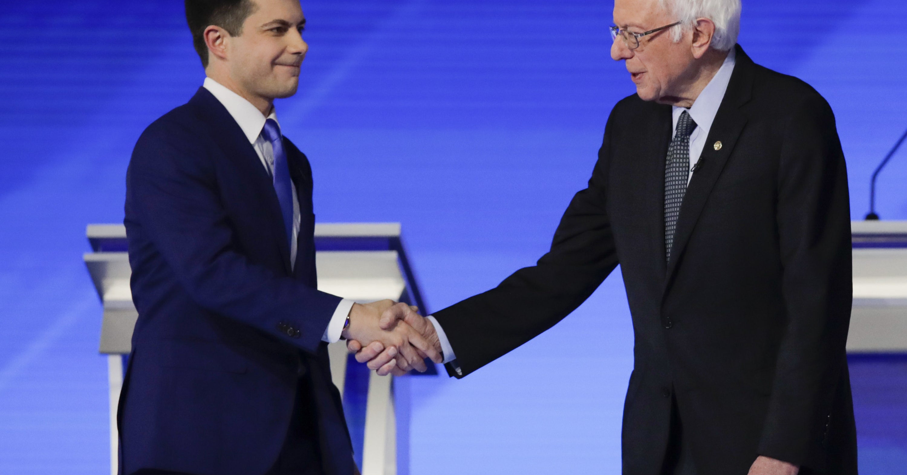 Pete Buttigieg's Democratic Debate Rivals Targeted Him Like A Frontrunner