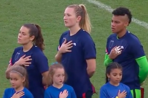 US Women's National Team Players Protest US Soccer At Wednesday Match
