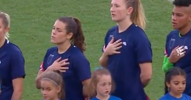 US Women's National Team Players Protest US Soccer At Wednesday Match