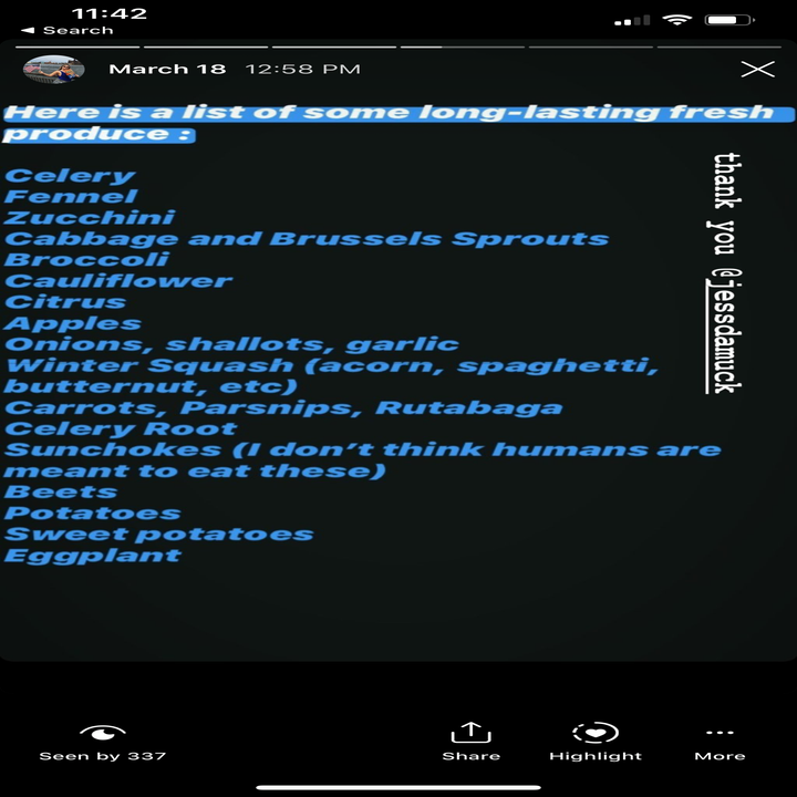 21 Helpful Charts For Quarantine Grocery Shopping And Meal Prep