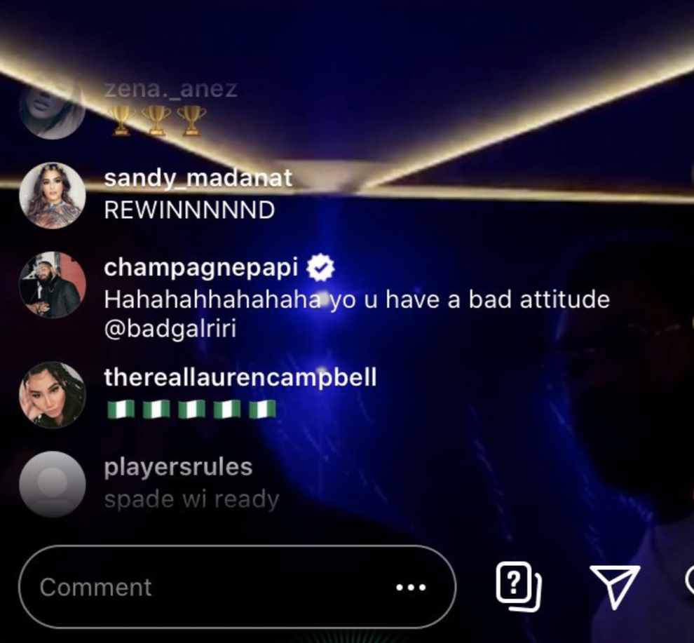 Rihanna Hilariously Roasts Drake On Instagram Live