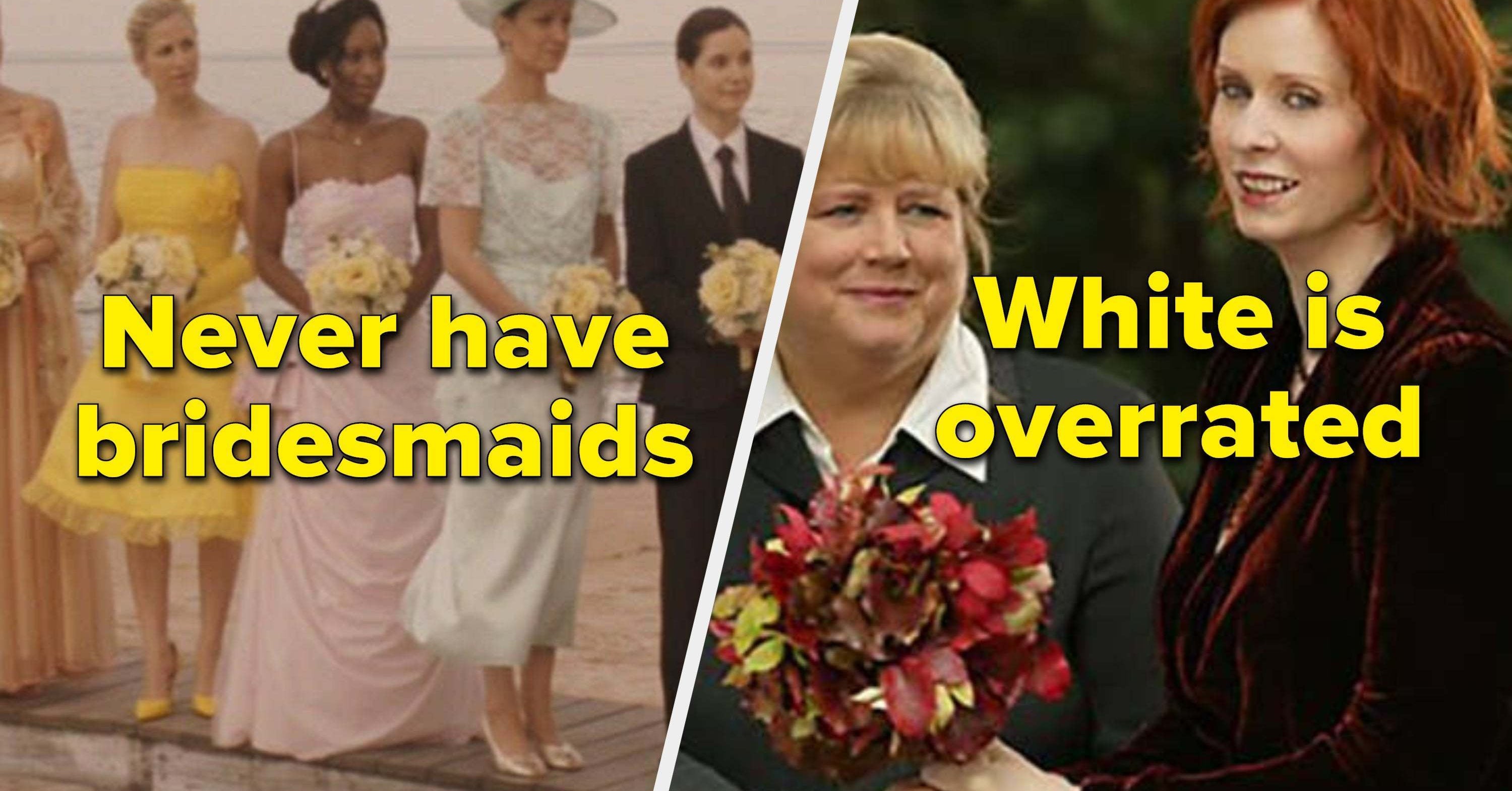 17 Controversial Wedding Opinions