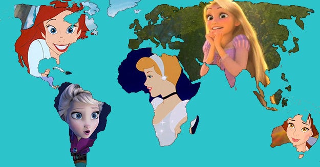 One Disney Princess Is Your Country's Favorite, And Here's Who It Is