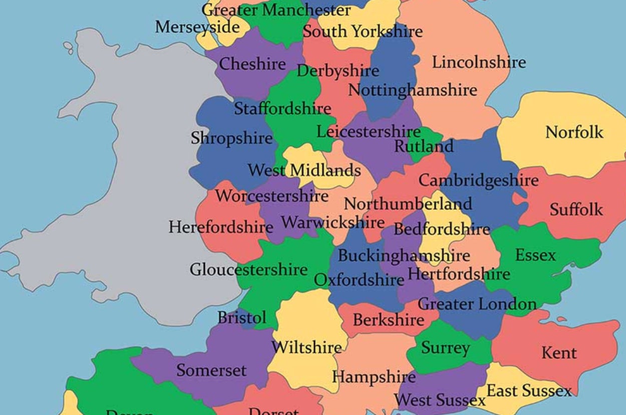 largest england county