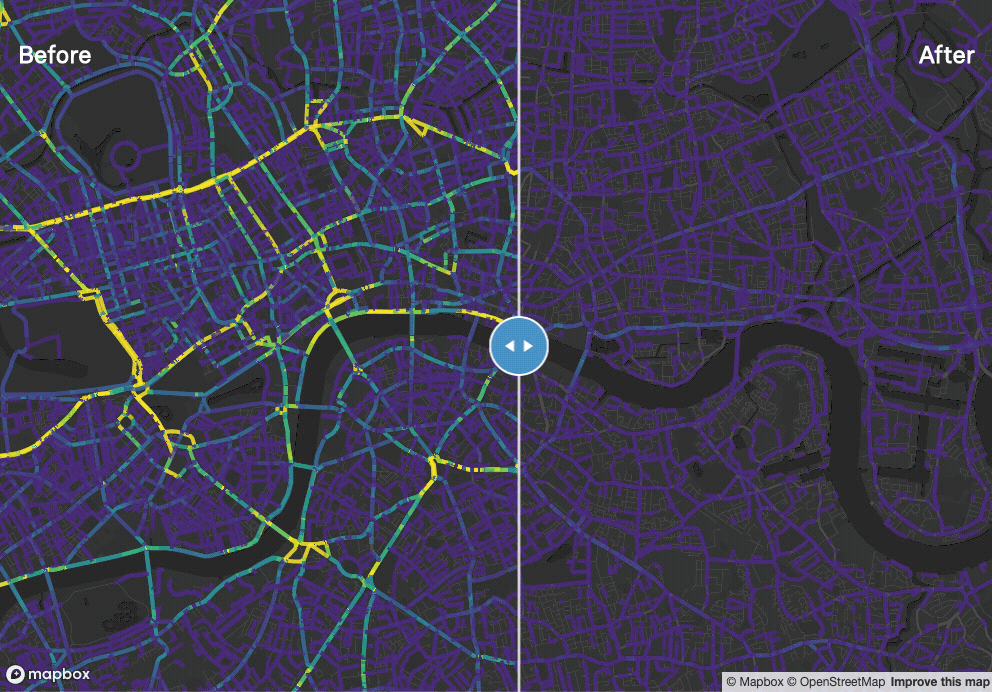 Coronavirus: These Traffic Maps Show How Lockdowns Emptied Streets ...