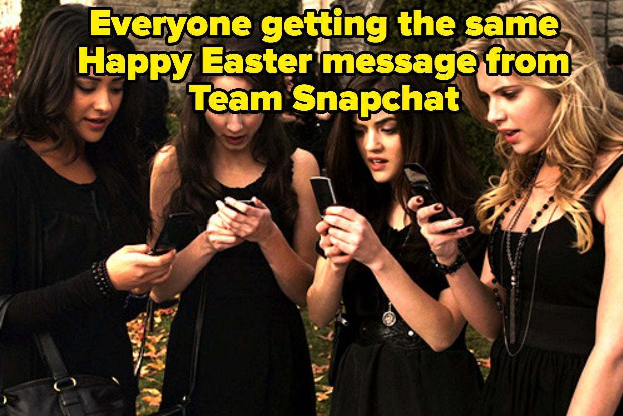 Team Snapchat Easter Tweets