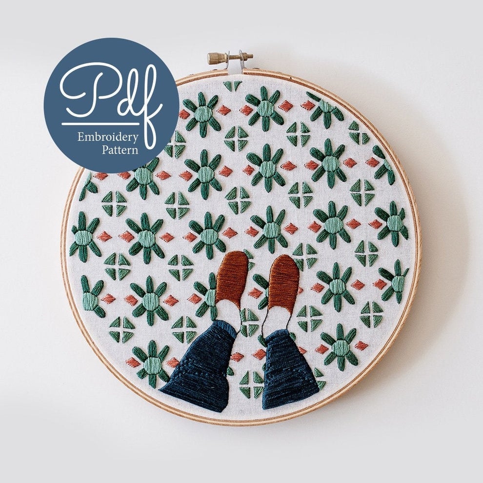29 Embroidery Patterns That Might Make Passing The Time A Stitch Easier