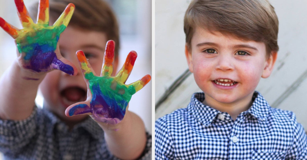 Prince William And Kate Middleton Shared New Photos Of Prince Louis For ...