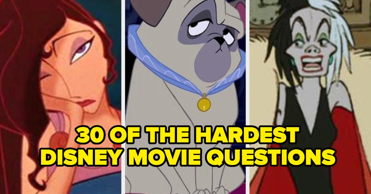 These Are The Most Difficult Trivia Questions From 30 Different Disney ...